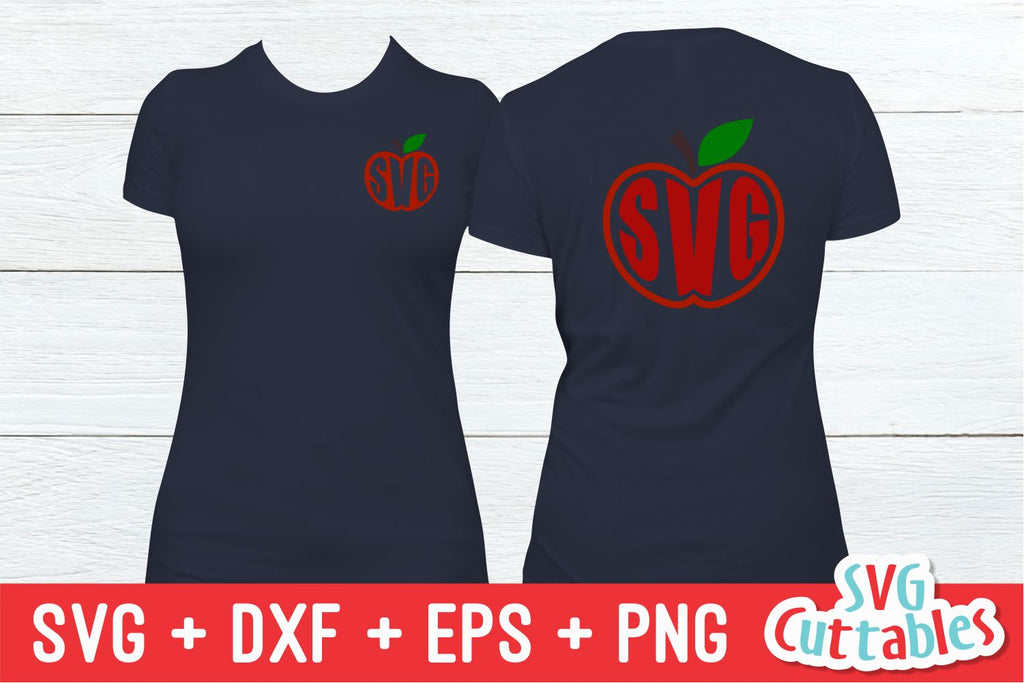 Teacher Apple Monogram Font - So Fontsy