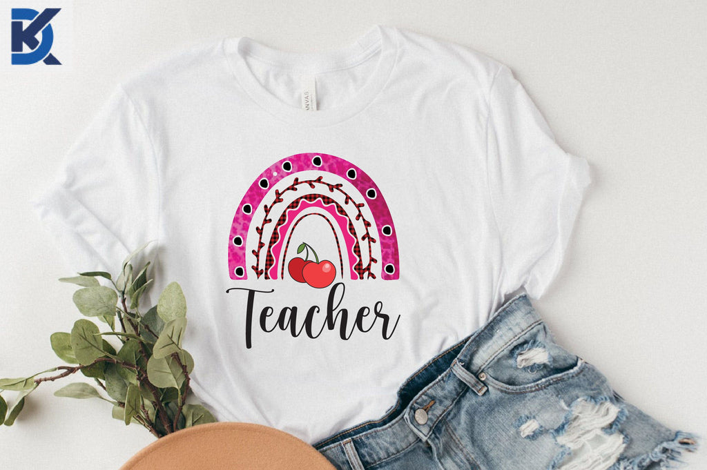 Teacher PNG, Sublimation Design PNG - So Fontsy