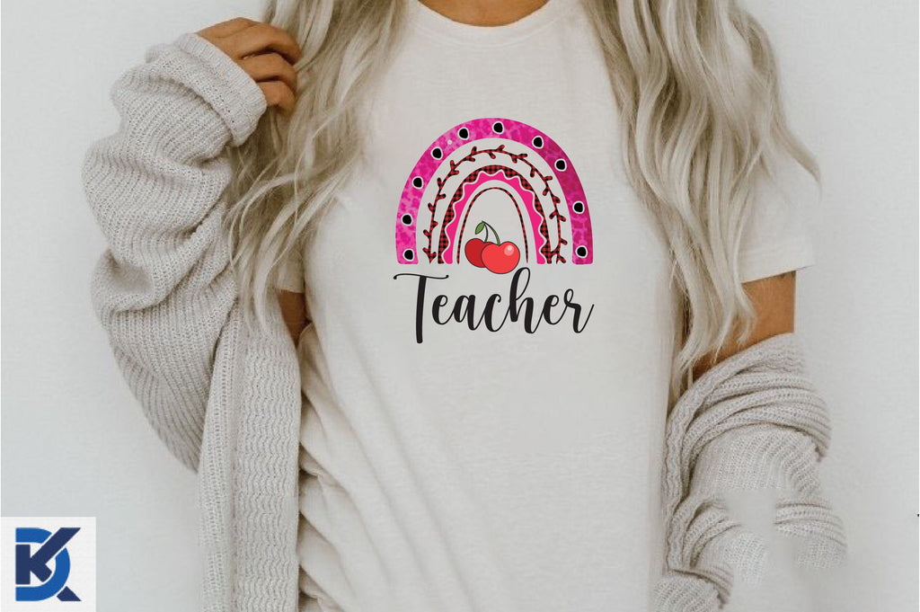 Teacher PNG, Sublimation Design PNG - So Fontsy