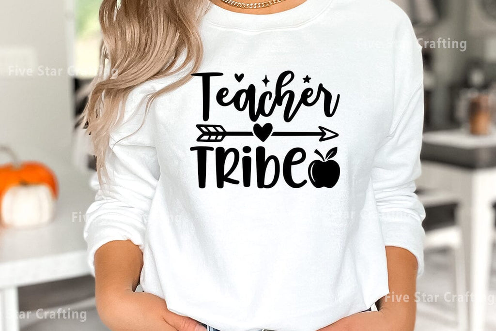 Teacher SVG Design, Teacher Tribe - So Fontsy