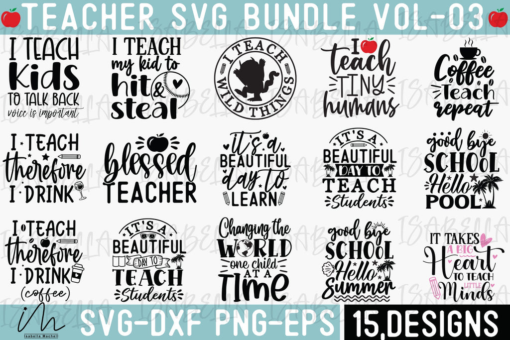 Teacher t shirt svg bundle, Teacher day svg, Teacher t shirt svg bundle ...