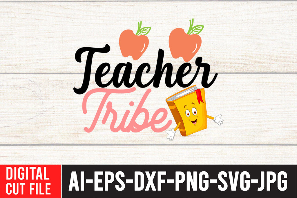 Teacher Tribe SVG Cut File , Teacher SVG Bundle - So Fontsy