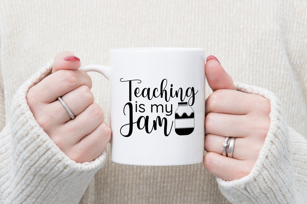 Teaching is My Jam SVG - Teacher SVG - So Fontsy