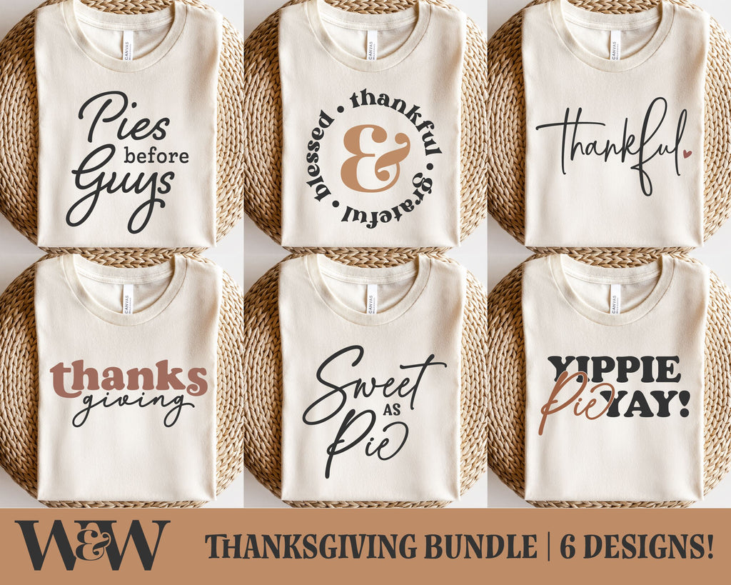 Thanksgiving SVG Bundle | Thanksgiving Shirt SVG - So Fontsy