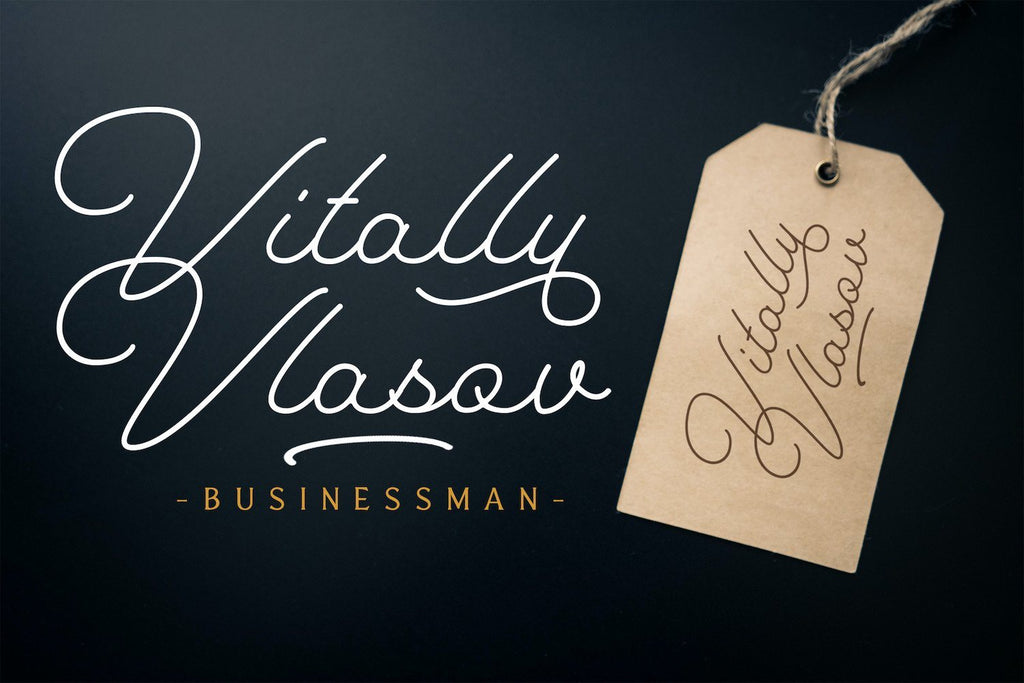 The Saily - Monoline Retro Script Font - So Fontsy