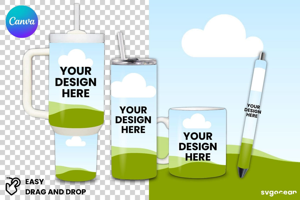 The Ultimate Canva Mockup Bundle | Drag & Drop - So Fontsy