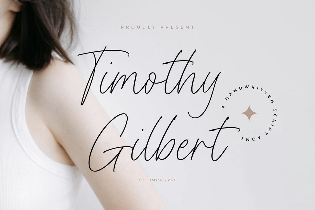 Timothy Gilbert - Handwritten Script font - So Fontsy