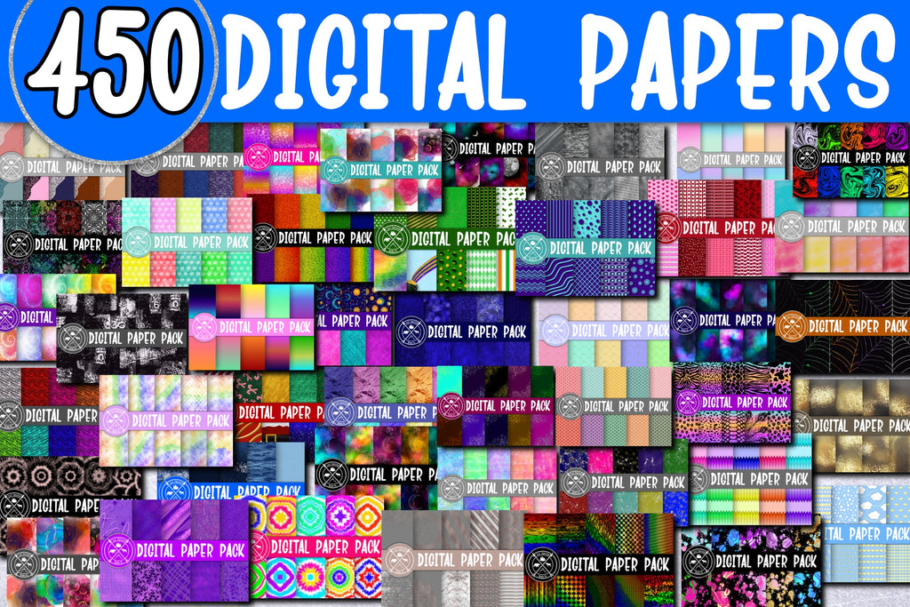 Ultimate Digital Paper Bundle|Scrapbooking Papers - So Fontsy