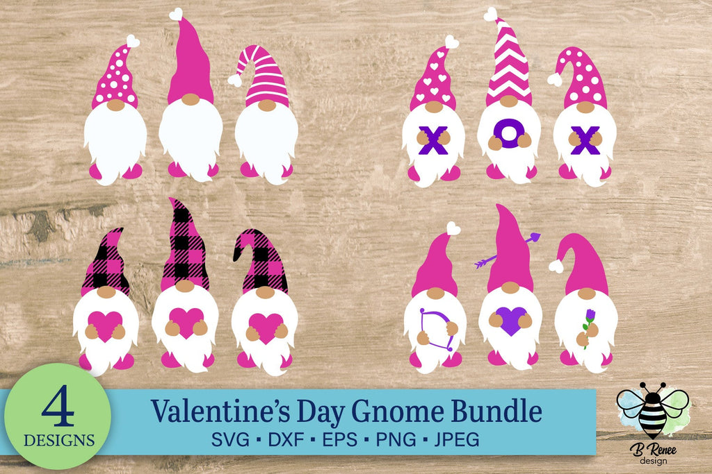 Valentine's Day Gnome SVG Bundle - So Fontsy