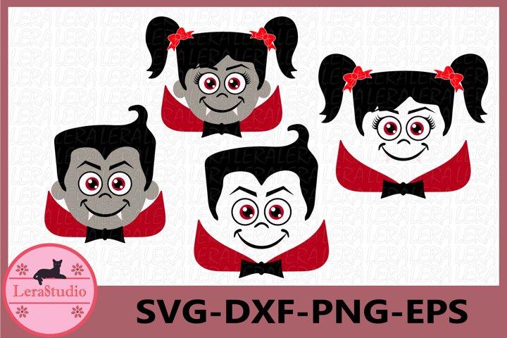 Vampire Face SVG - So Fontsy