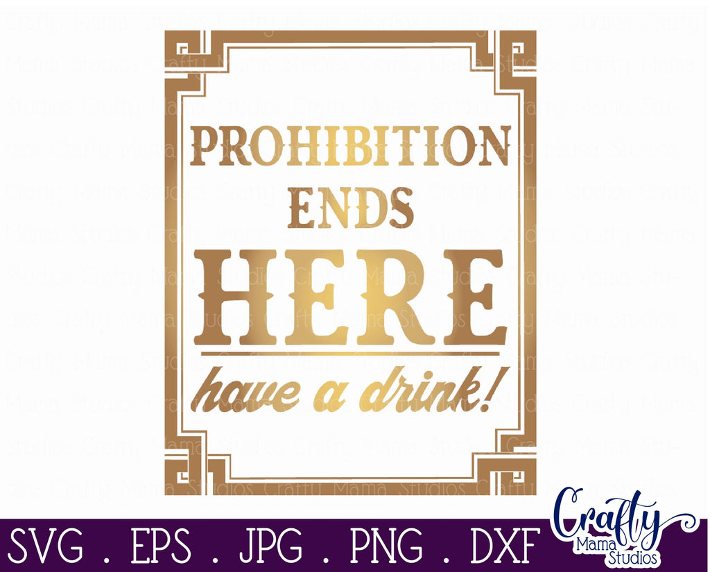 prohibition ends here