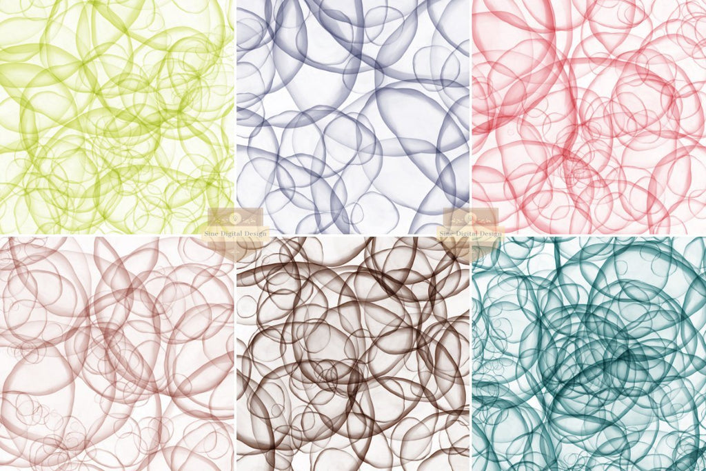 Watercolor Bubble Ink Digital Papers Backgrounds - So Fontsy