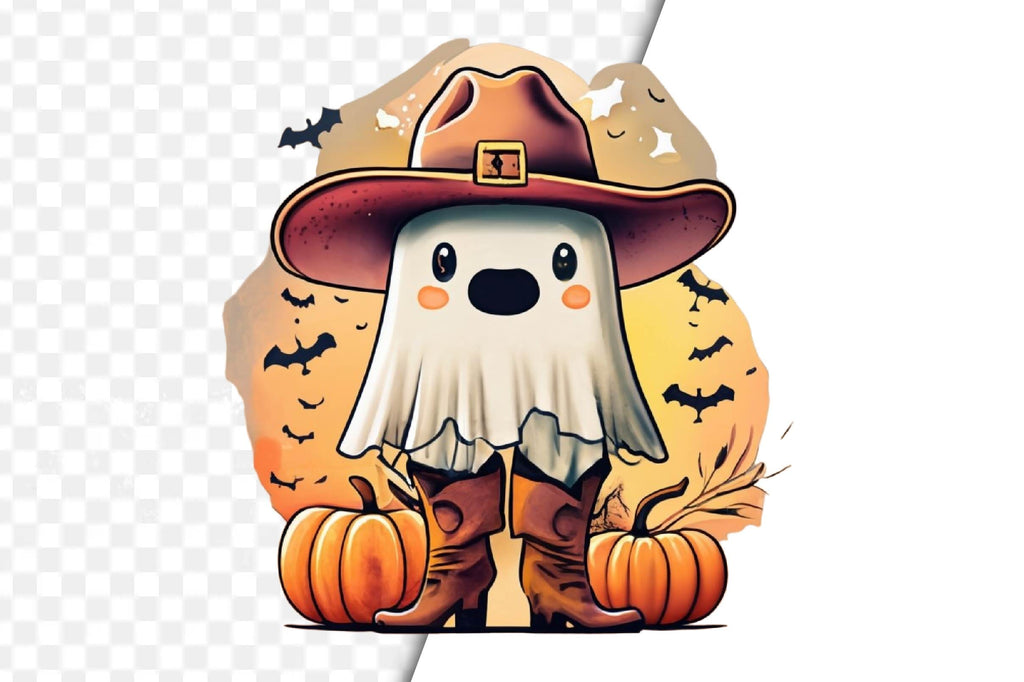 Watercolor Cute Halloween Sublimation - So Fontsy