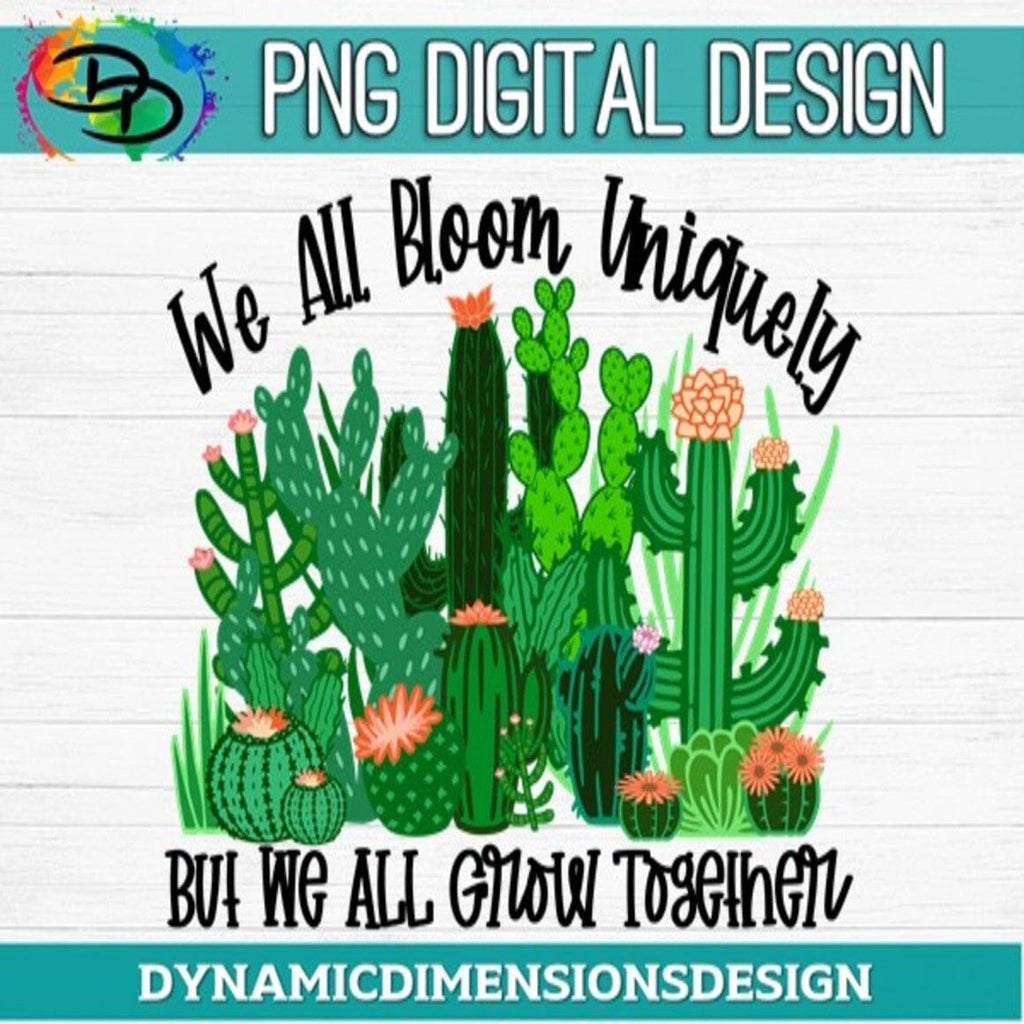 We all Bloom Uniquely, Grow Together - So Fontsy