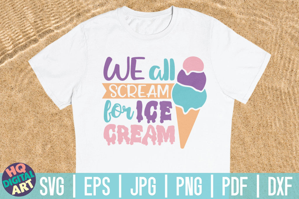 We all scream for Ice Cream SVG | Ice Cream SVG - So Fontsy