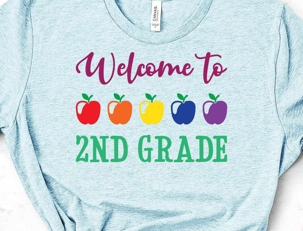 Welcome to 2nd Grade Teacher School Face Mask SVG Design | So Fontsy