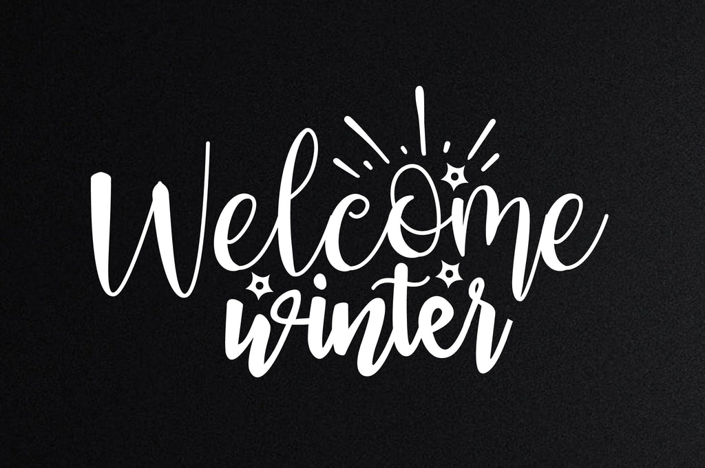 Welcome Winter svg - So Fontsy