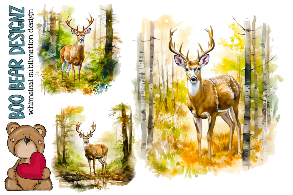 White tail Deer Clipart - So Fontsy