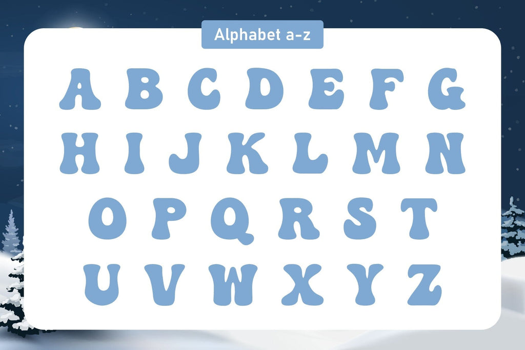 Winter Groovy Decorative Font - So Fontsy