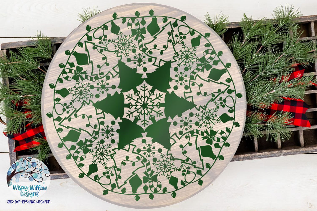 Winter Mandala SVG Bundle | Christmas Mandalas - So Fontsy