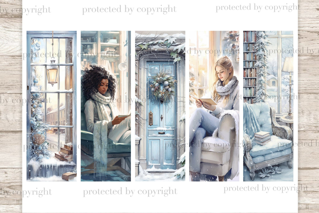 Winter Reading Bookmarks | Reading Printable - So Fontsy