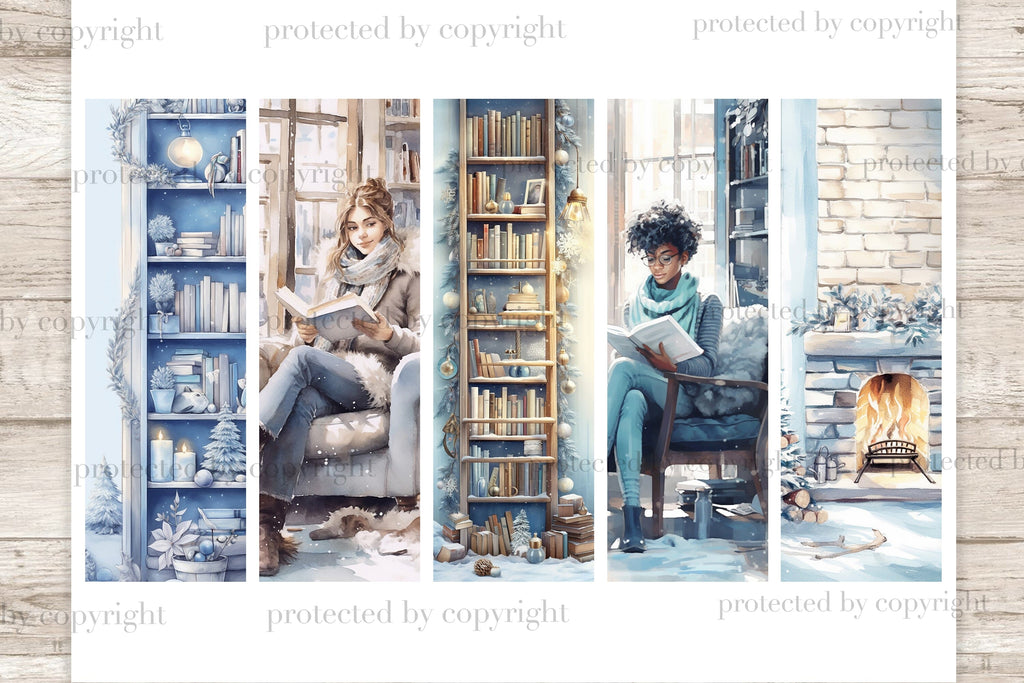 Winter Reading Bookmarks | Reading Printable - So Fontsy