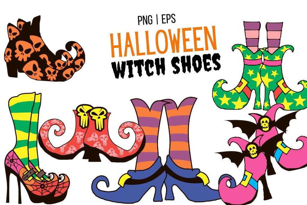 Witch Shoes Clipart - So Fontsy