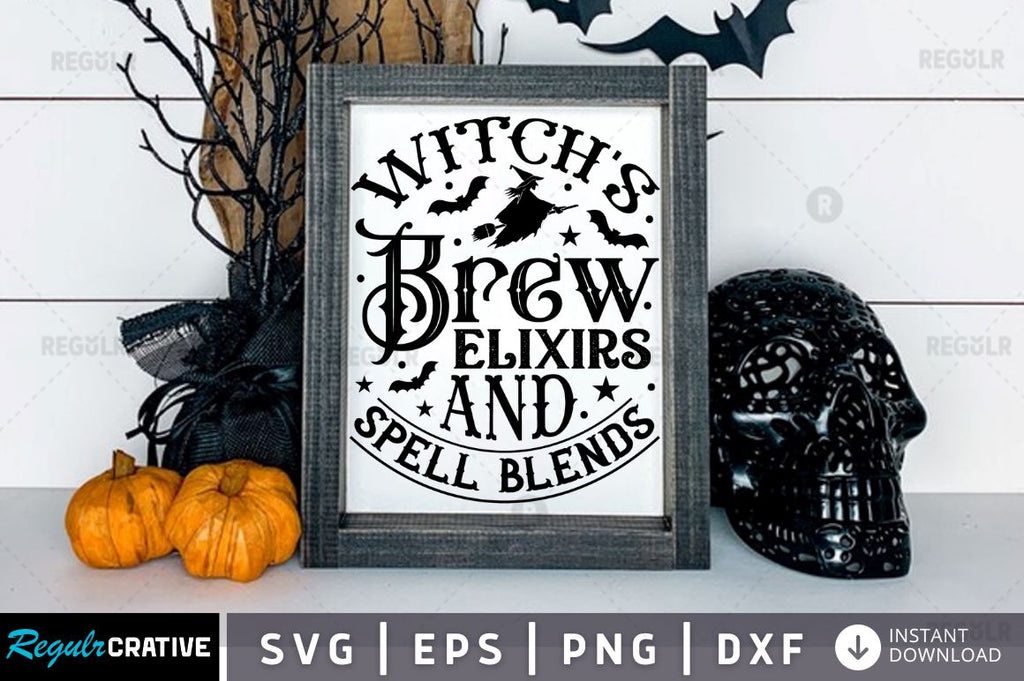 Witchs brew elixirs and SVG - So Fontsy