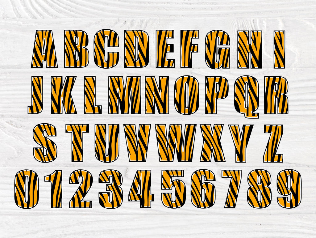 Zebra font SVG | Zebra alphabet svg | Zebra numbers svg | Alphabet cut ...