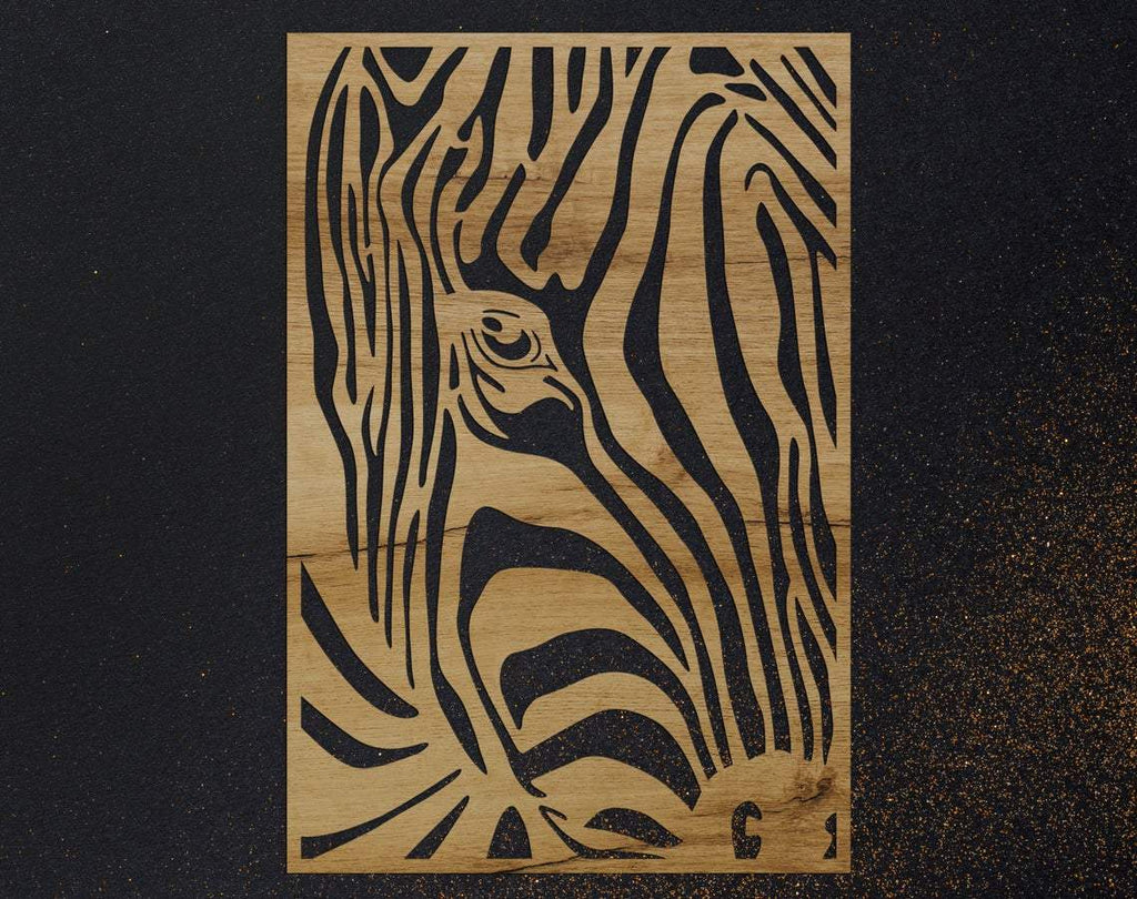 Zebra svg, dxf files for plasma, cnc files for wood, zoo svg, safari ...