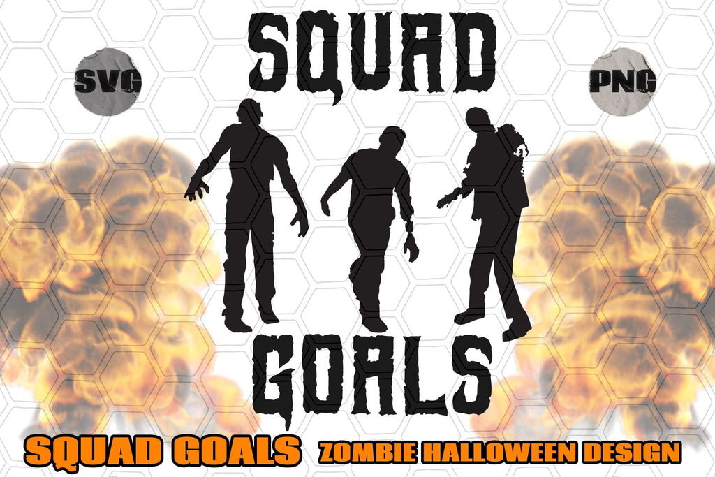 Zombie Halloween Clipart Vector SVG - So Fontsy