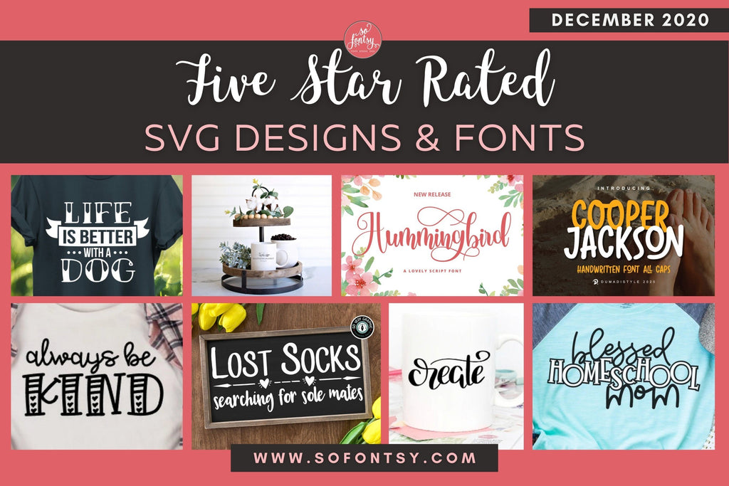Don't Miss These *5 Star* SVG Designs & Fonts For Your Next Project ...