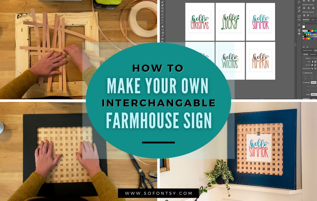 How to make your own Interchangeable Tobacco Basket Inspired Art - So ...