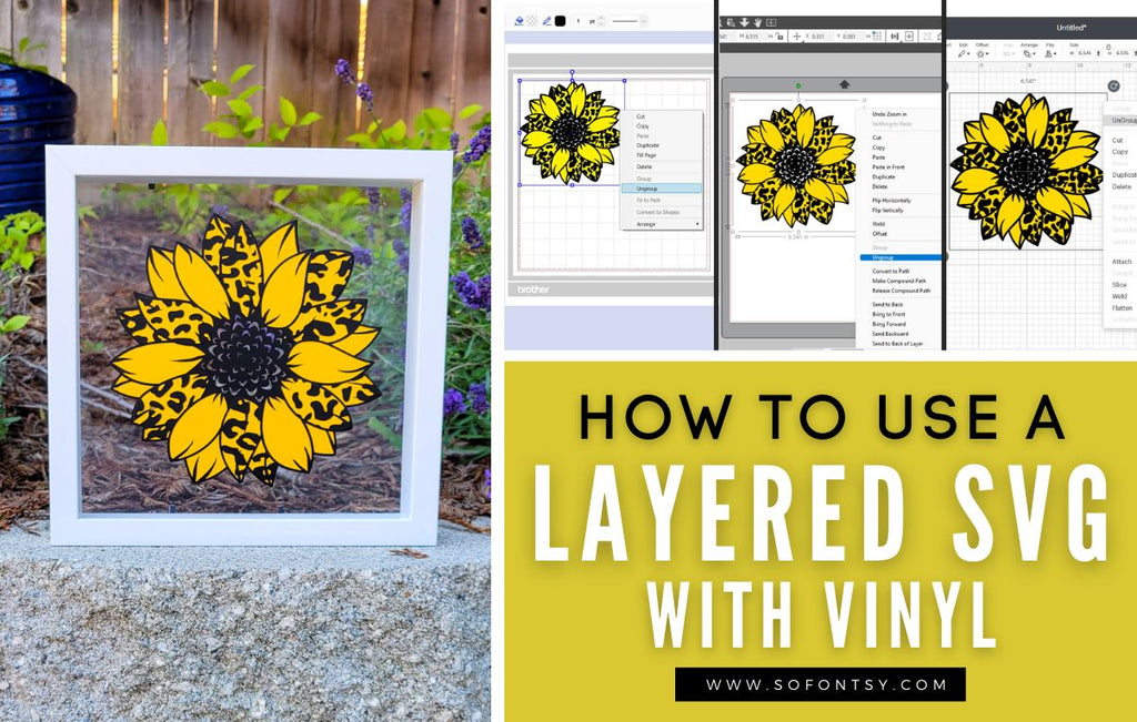 How to Use a Layered SVG File - So Fontsy