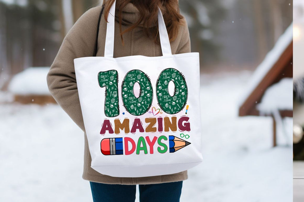 100 amazing days PNG Design - So Fontsy