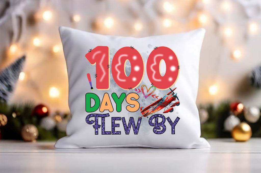 100 days flew by PNG Design - So Fontsy