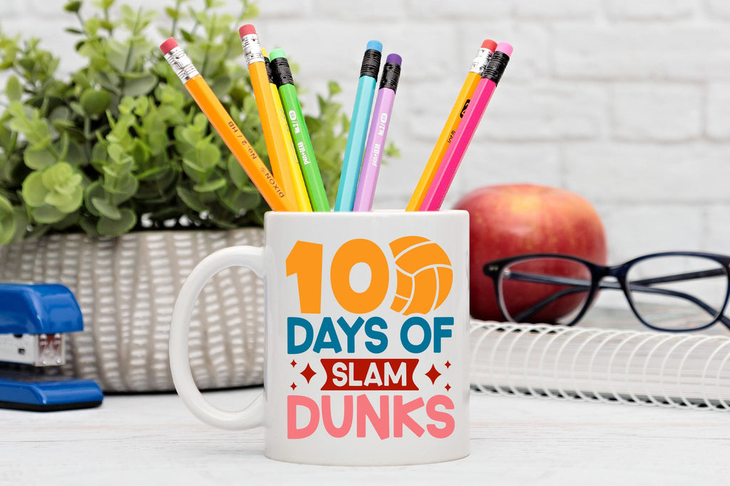 100 days of slam dunks SVG Design - So Fontsy