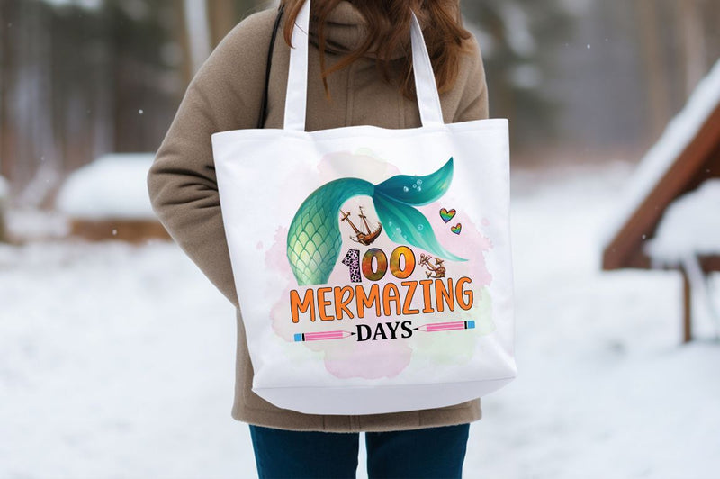 100 mermazing days PNG Design - So Fontsy