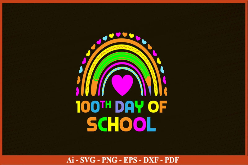 100th Day Of School Funny 100 Day's School SVG PNG Craft Cut File - So ...