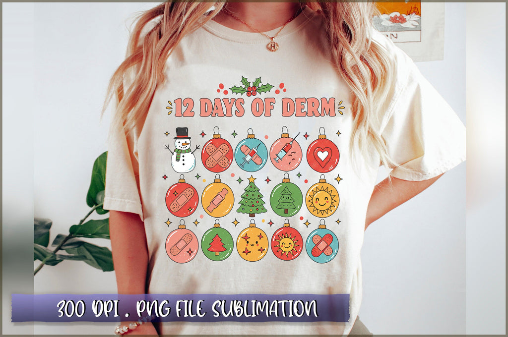 12 Days of Derm Sublimation - So Fontsy