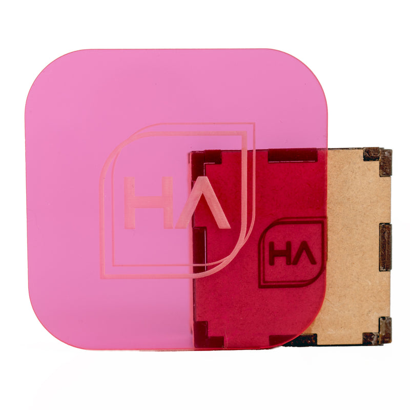 1/8in Translucent Hot Pink Cast Acrylic Sheet - So Fontsy