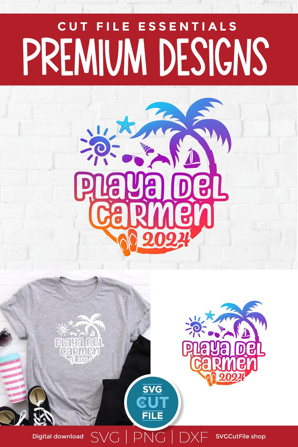 2024 Playa Del Carmen svg - Playa Del Carmen Mexico Vacation or Trip ...