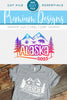 2025 Alaska svg - Alaska SVG vacation or Trip Design with Mountains ...