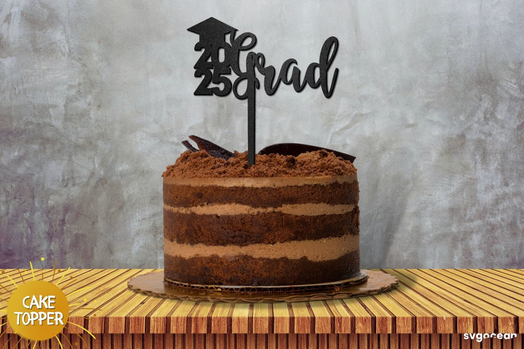 2025 Graduation Cake Topper Bundle - So Fontsy