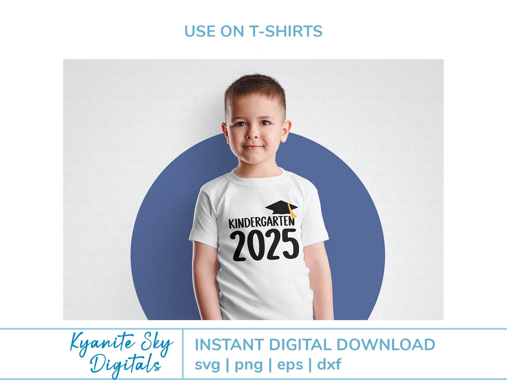 2025 Kindergarten Graduation SVGs cap and tassel clipart - So Fontsy