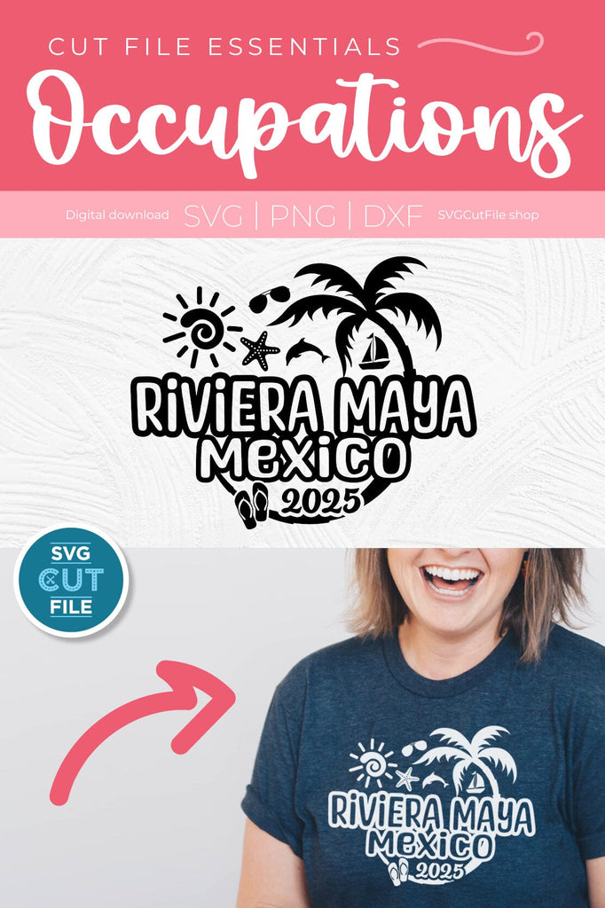 2025 Riviera Maya svg - Riviera Maya Mexico Vacation or Trip Design ...