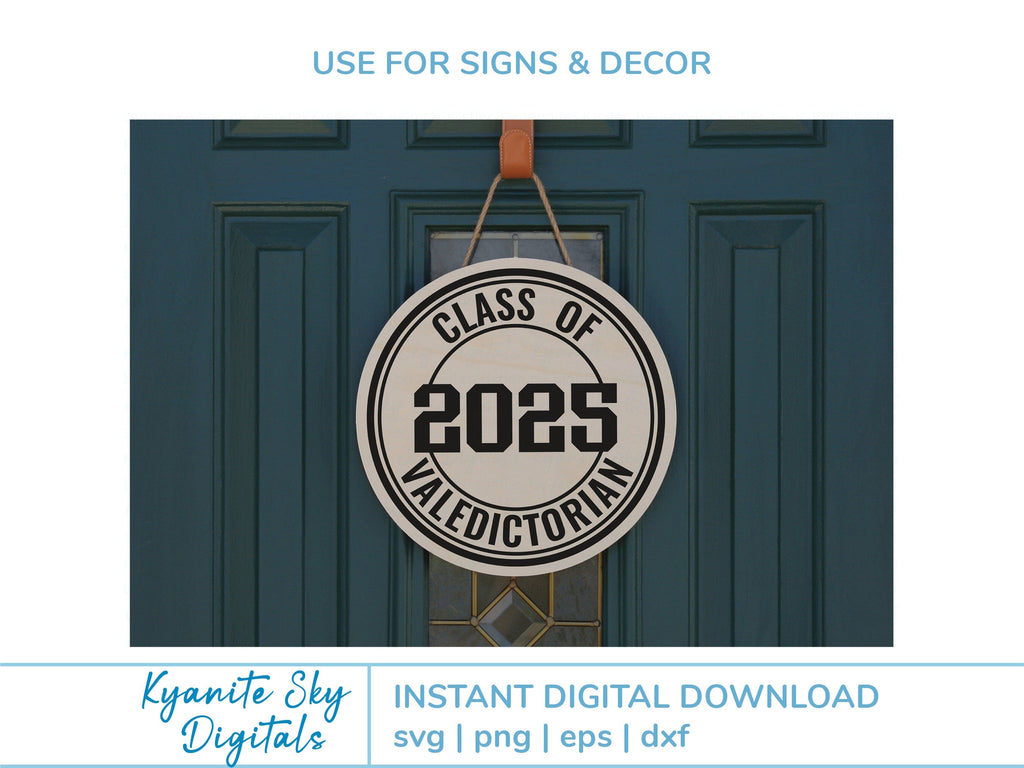 2025 Valedictorian Salutatorian SVG Bundle graduation clipart - So Fontsy