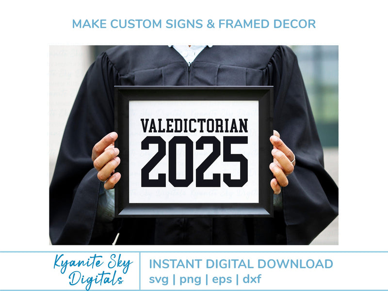 2025 Valedictorian Salutatorian SVG Bundle vol.2 graduation cut files ...