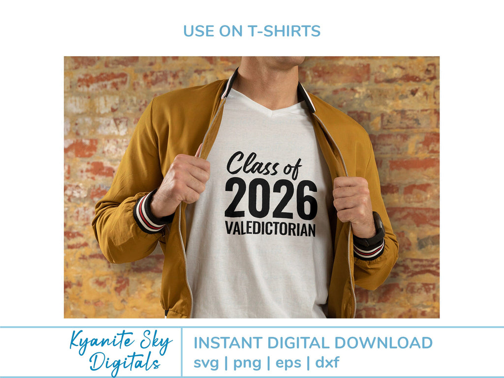 2026 Graduation Valedictorian Salutatorian SVG Bundle vinyl cut files ...