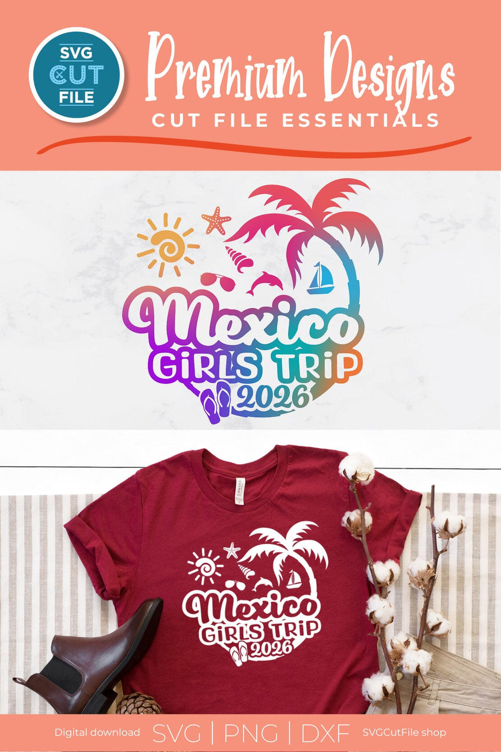 2026 Mexico Girls Trip svg - Mexico Vacation or Trip Design for the ...